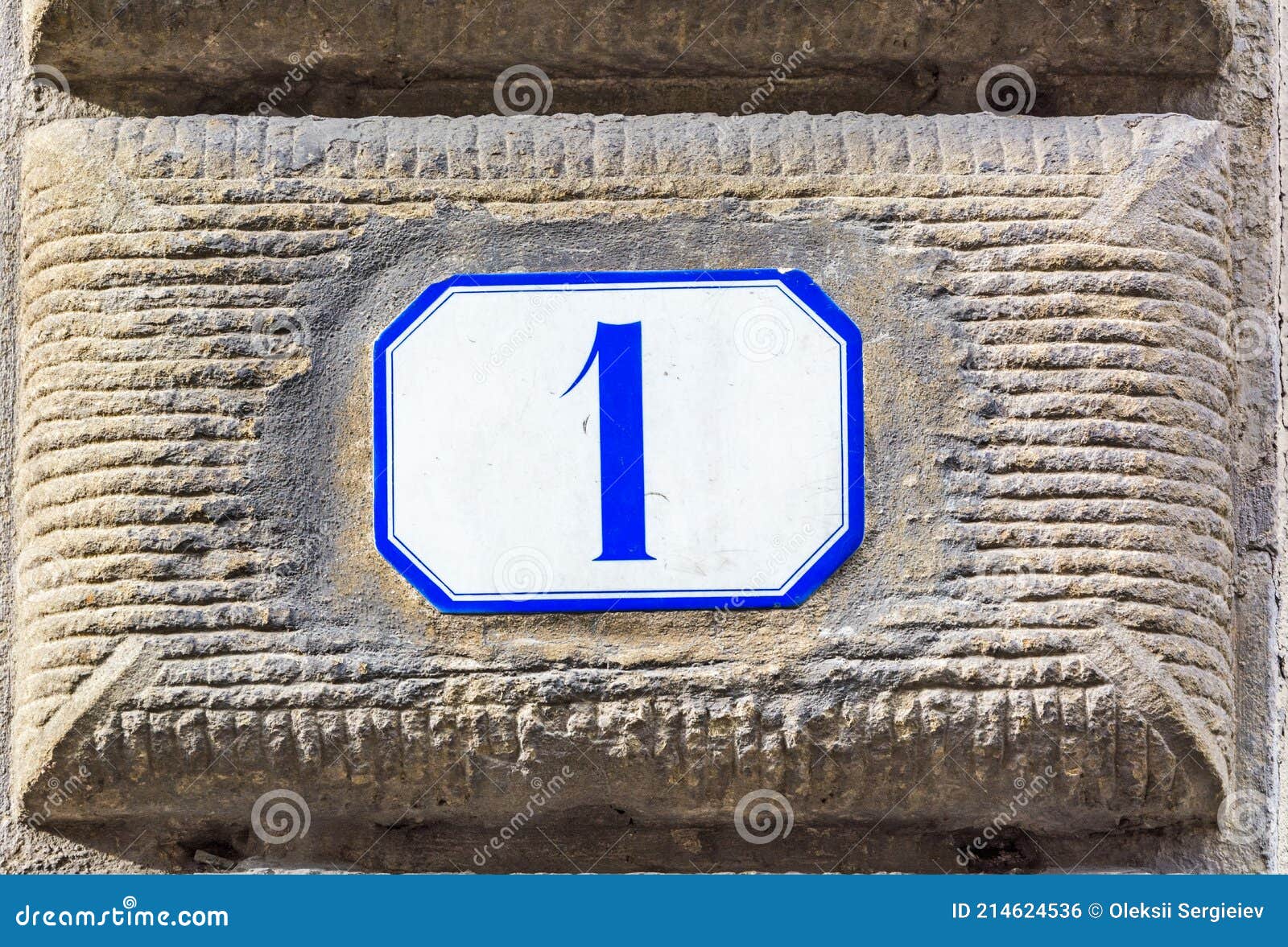 House number one 1 stock photo. Image of grunge, amount - 214624536