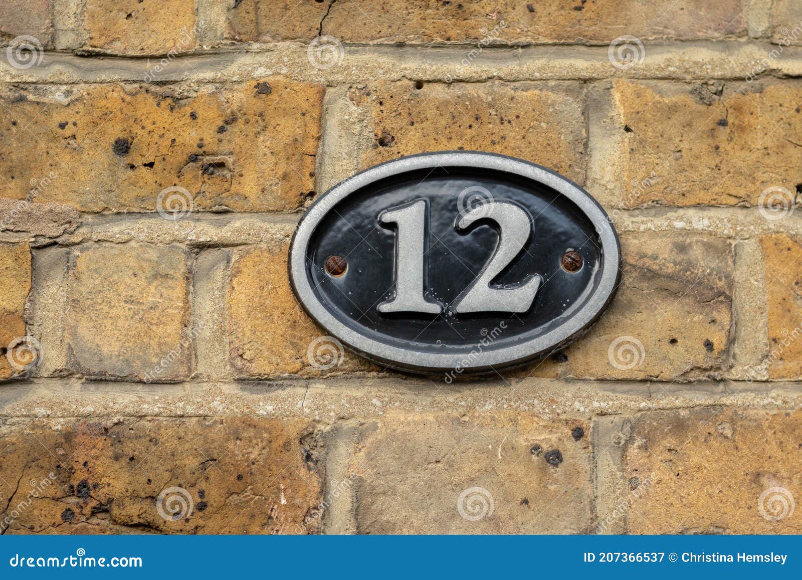 House number 12 stock image. Image of outside, number - 207366537