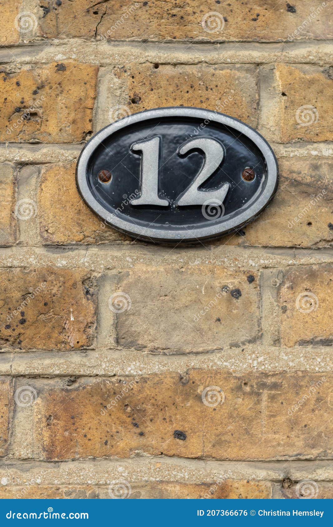 House number 12 stock photo. Image of digits, outside - 207366676