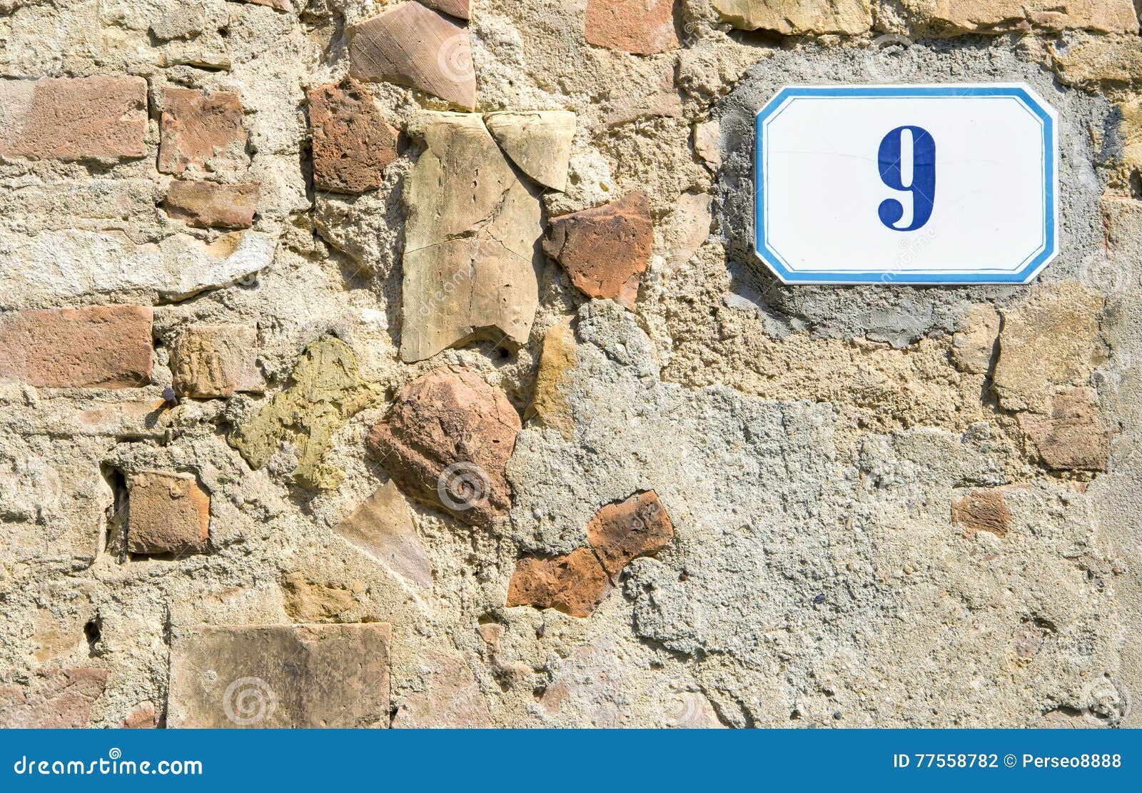 House number 9 sign stock photo. Image of next, design - 77558782