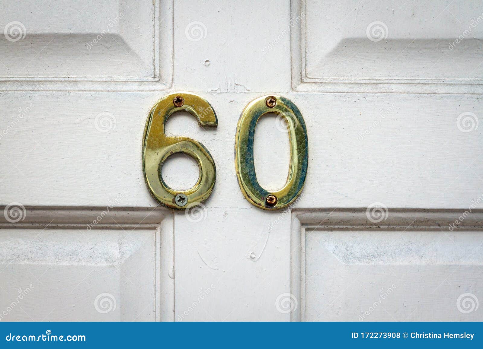 House number 60 stock photo. Image of close, britain - 172273908