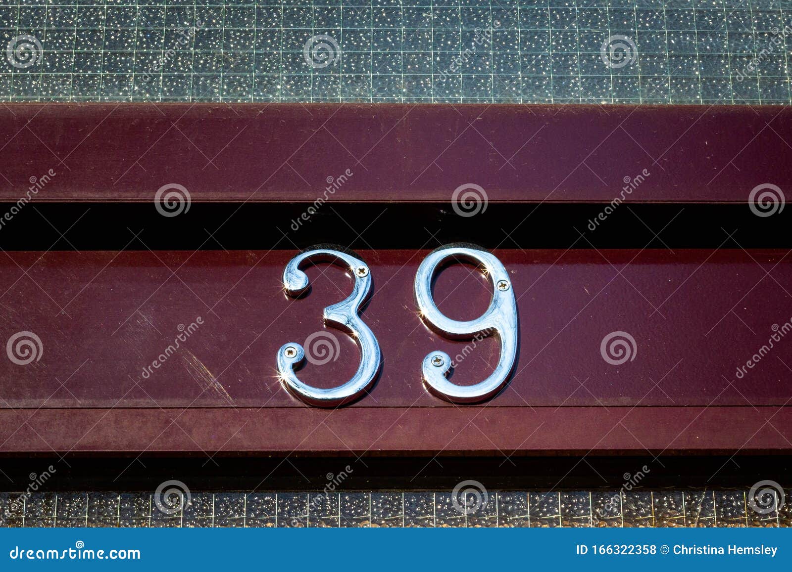 House number 39 stock photo. Image of numerals, classy - 166322358