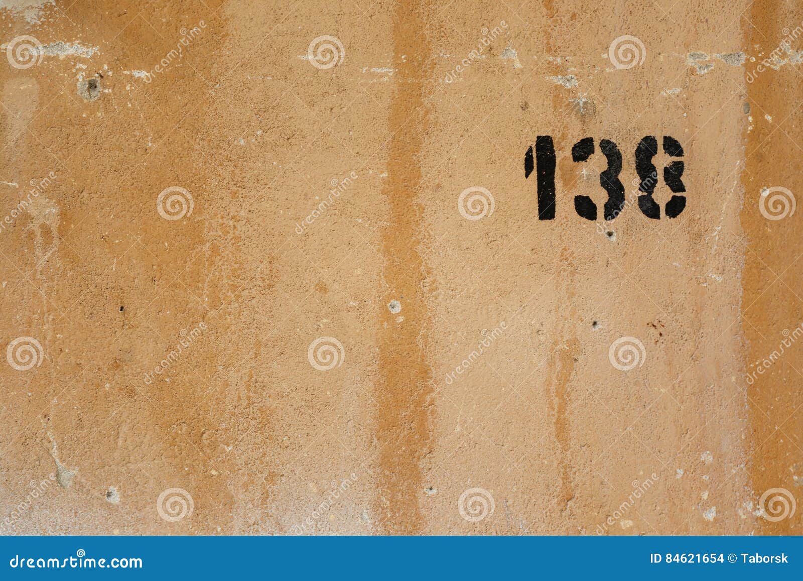 House number 138 stock photo. Image of city, black, wall - 84621654