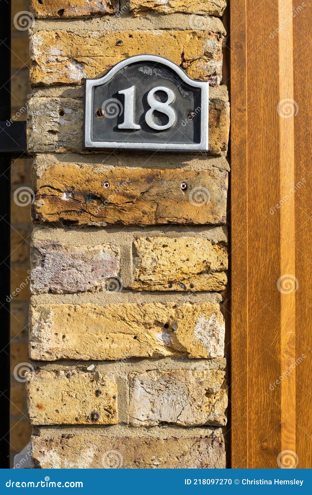 House number 18 stock photo. Image of ornament, detail - 218097270