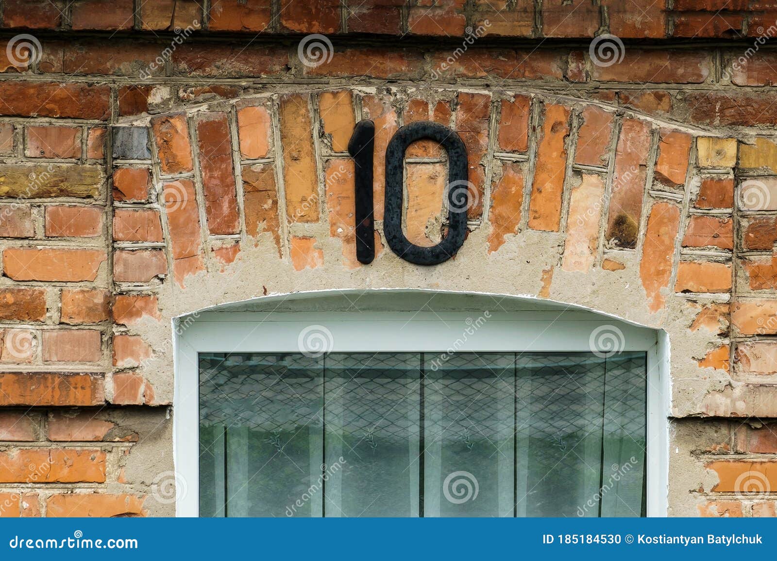 House Number Ten 10. Flat Number Concept Stock Photo - Image of arab ...