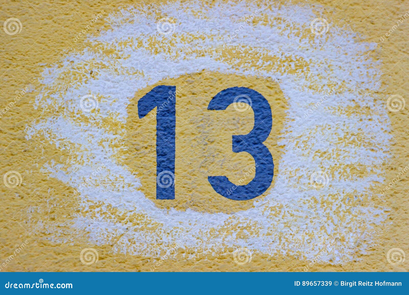 Number Thirteen Sign Stock Photo | CartoonDealer.com #42944970