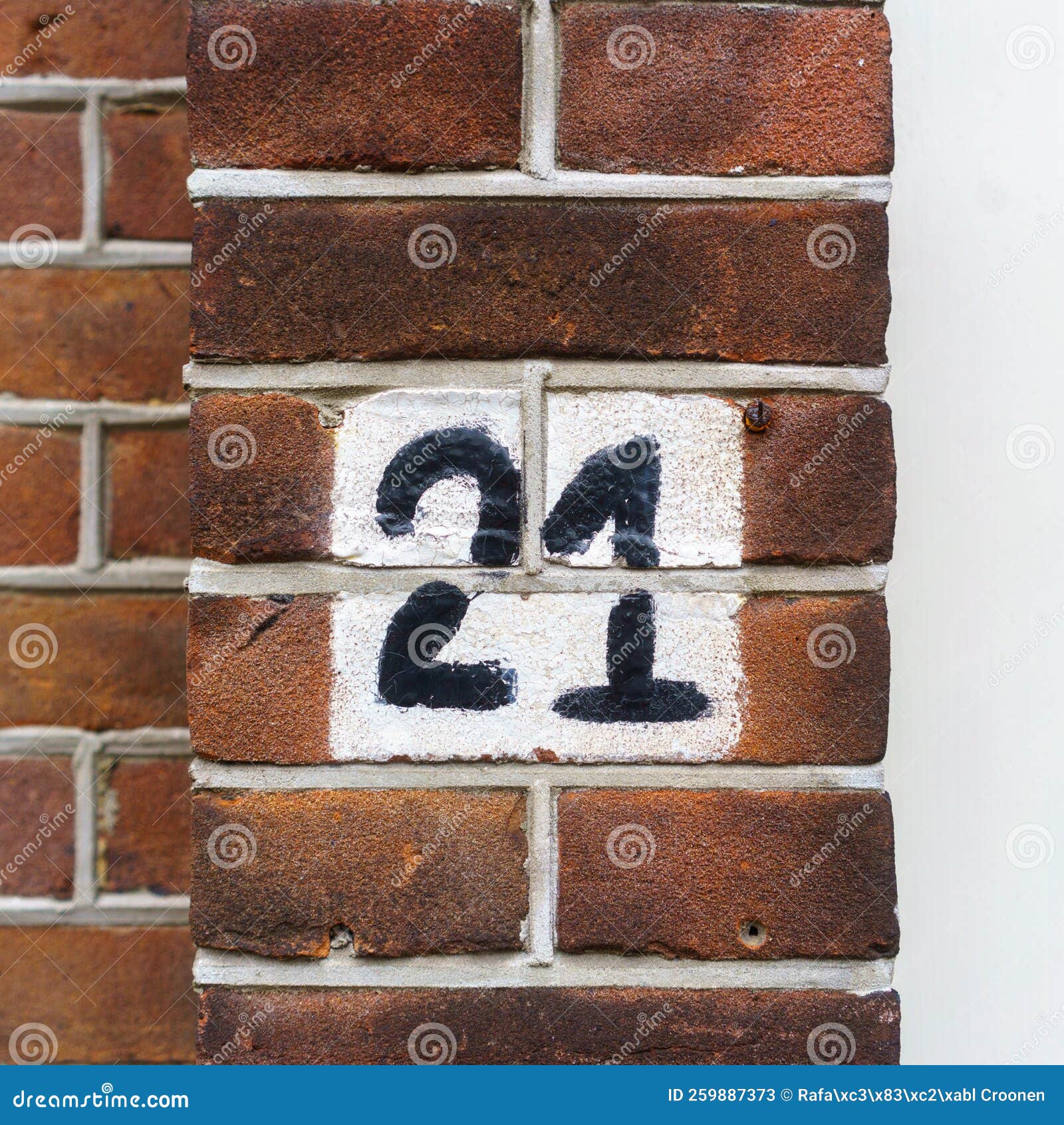 House number twenty one 21 stock image. Image of digit - 259887373
