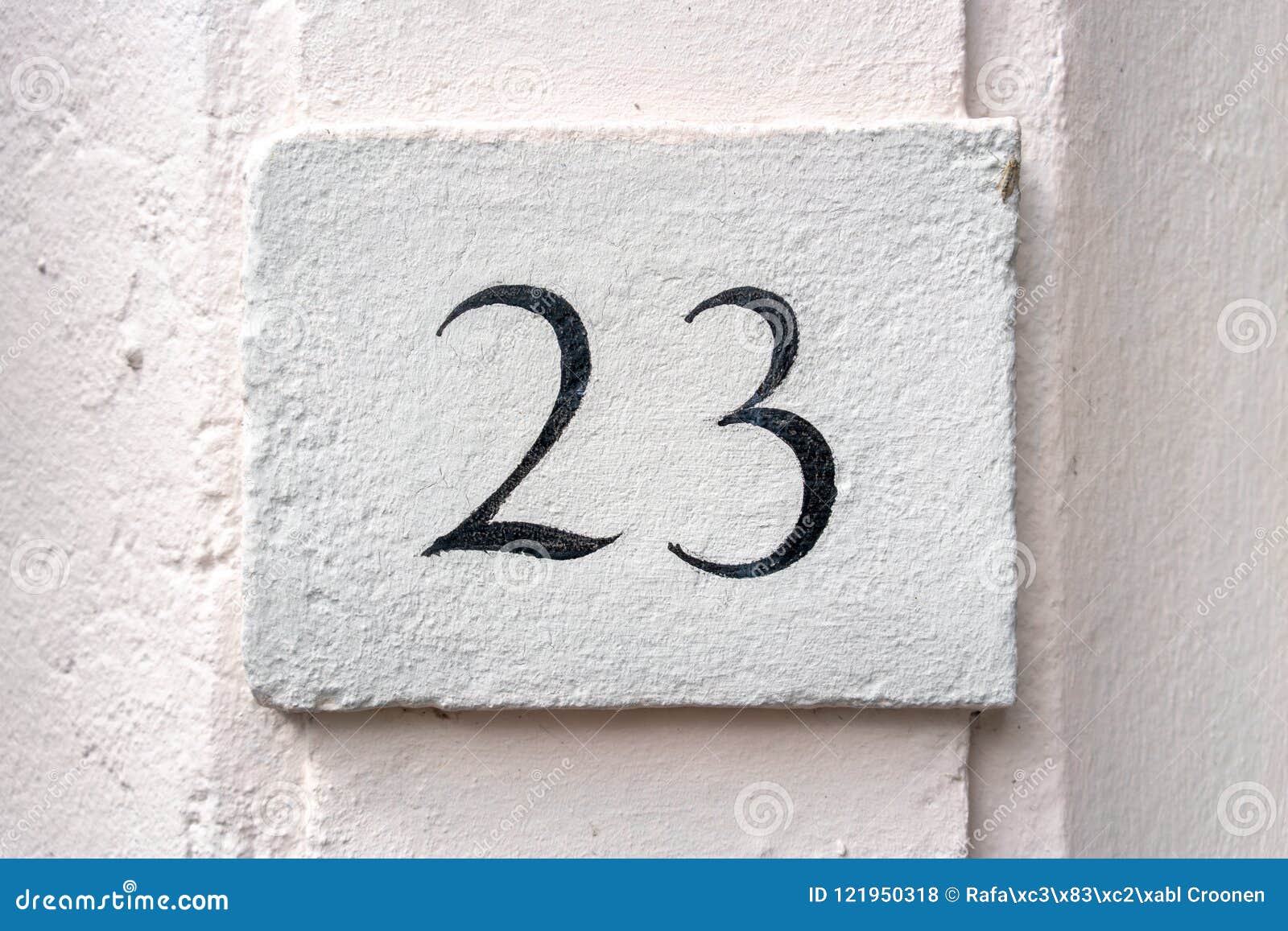 House number 23 stock photo. Image of house, address - 121950318