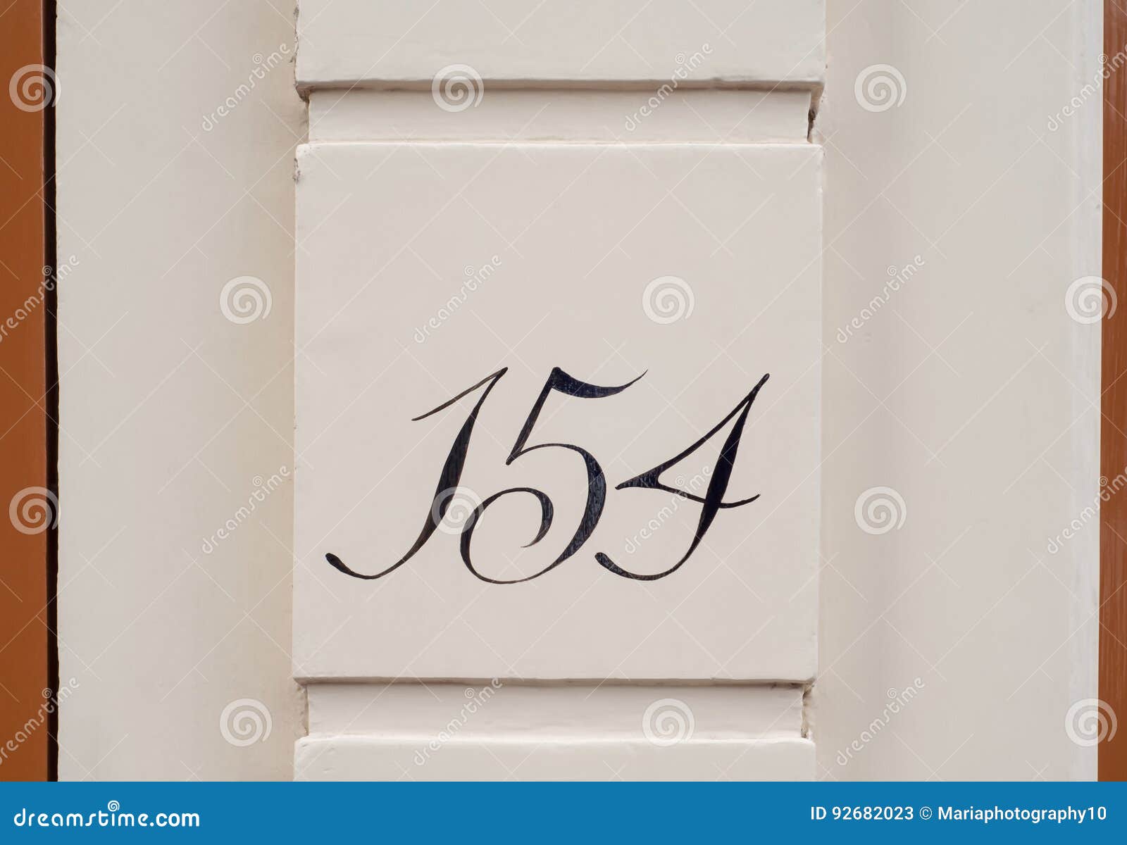 House number stock image. Image of number, arabic, wall - 92682023