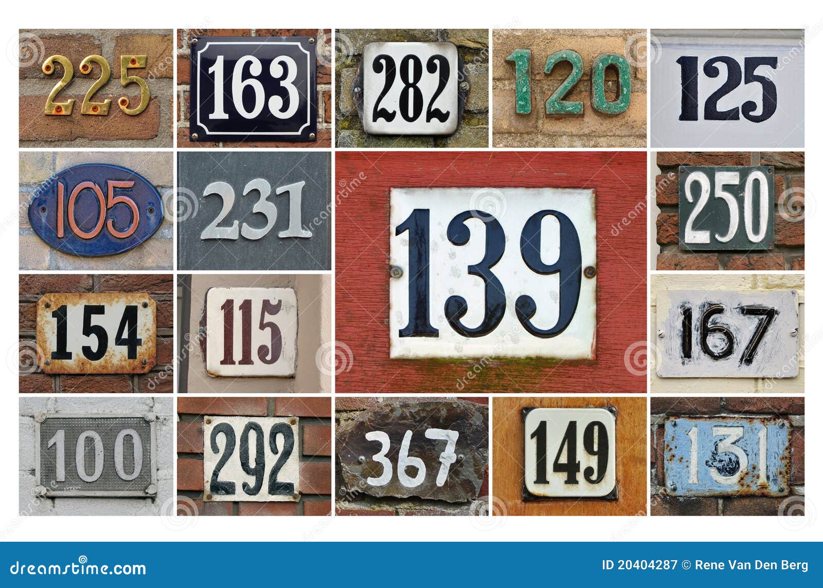 House numbers 100+ stock image. Image of adressen, houses - 20404287