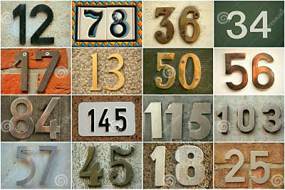 House numbers stock image. Image of building, house, address - 16371591