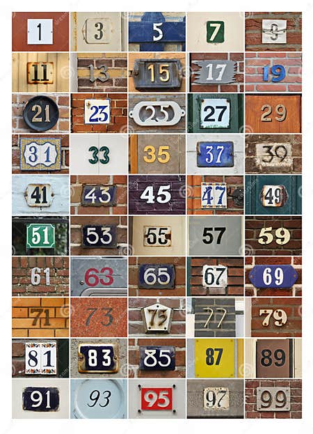 House numbers stock image. Image of building, street - 18832911