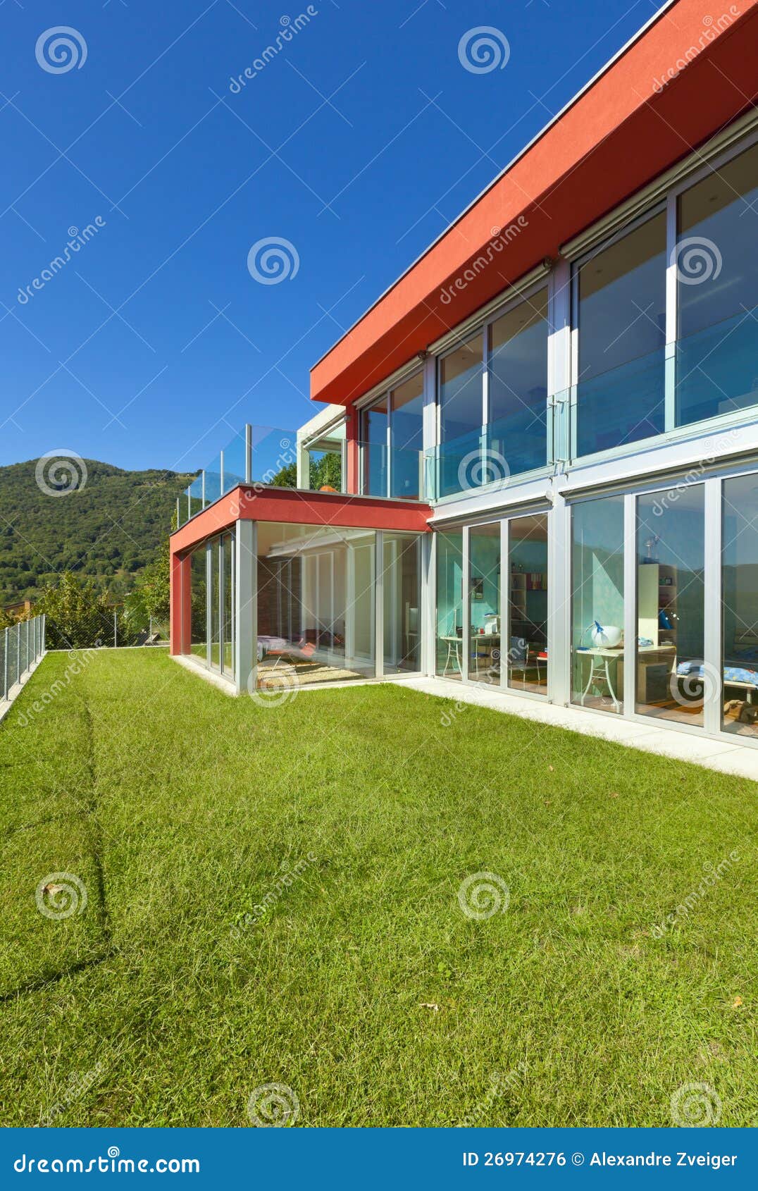 House, outdoor view stock photo. Image of stylish, sunny - 26974276