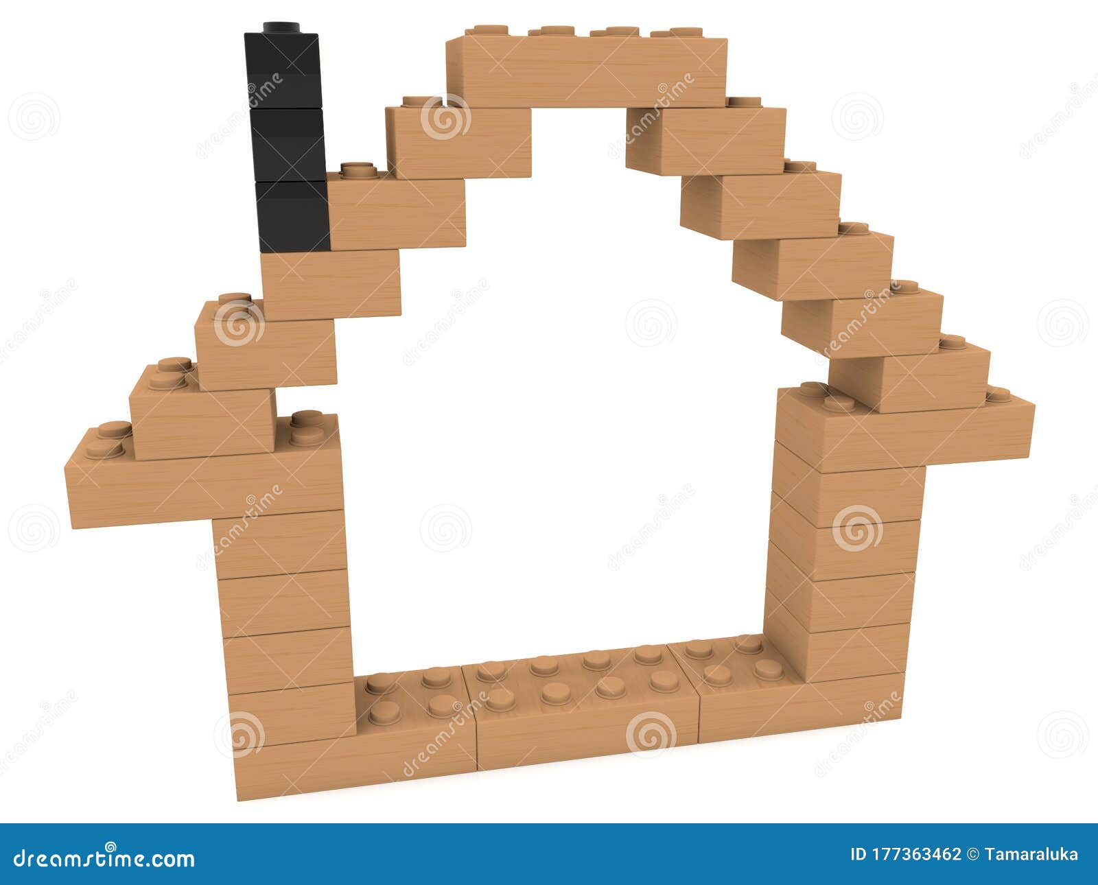 Wood Bricks Planks Backdrop. Seamless Wood Shingle Texture. Wet Wooden ...