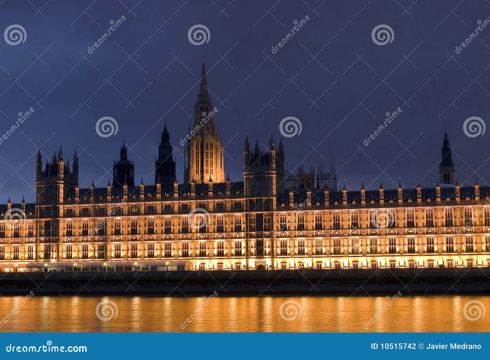 House of Parliament at Night Stock Photo - Image of england, congress ...