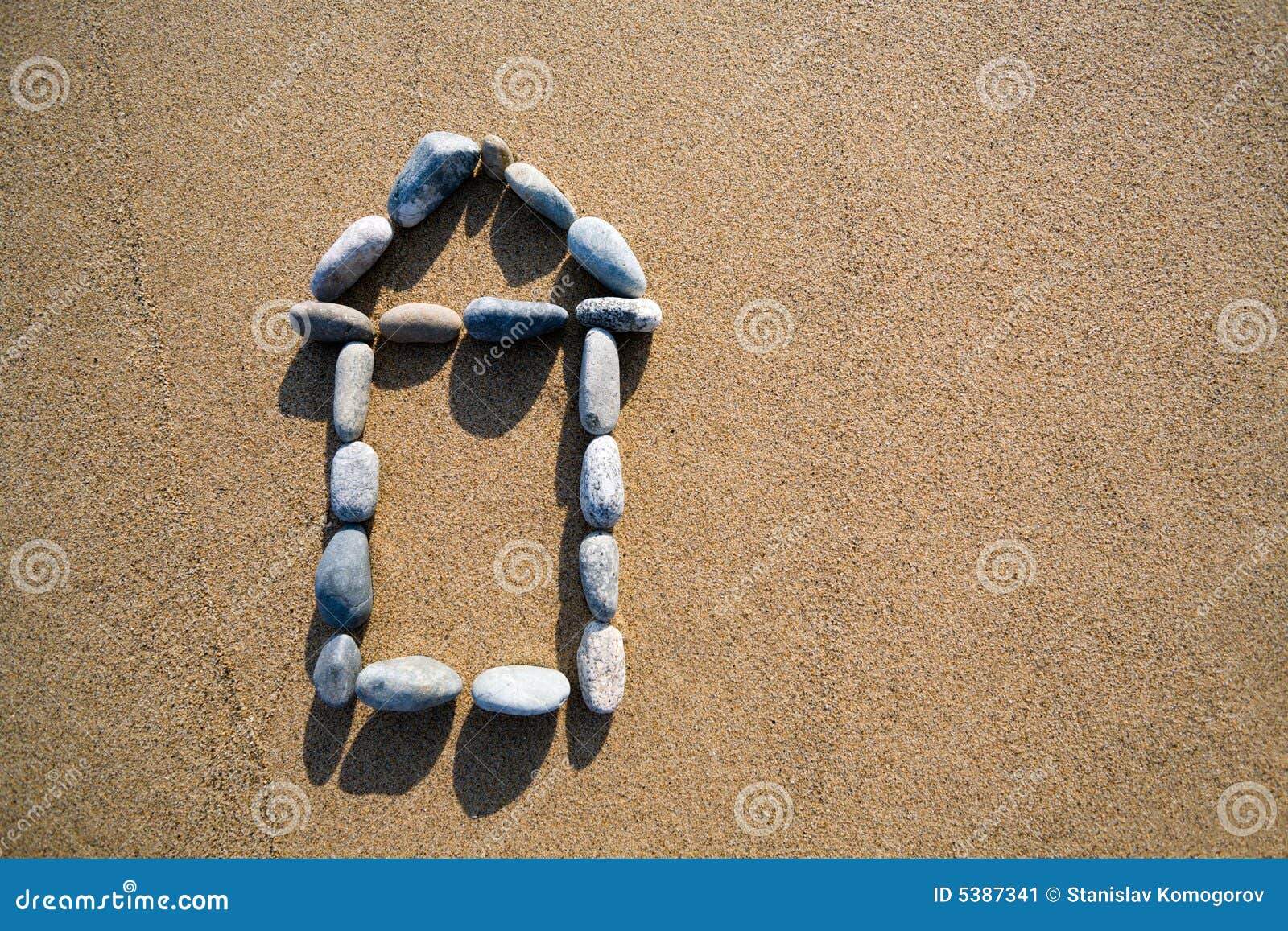 House from a pebble stock image. Image of circle, mineral - 5387341