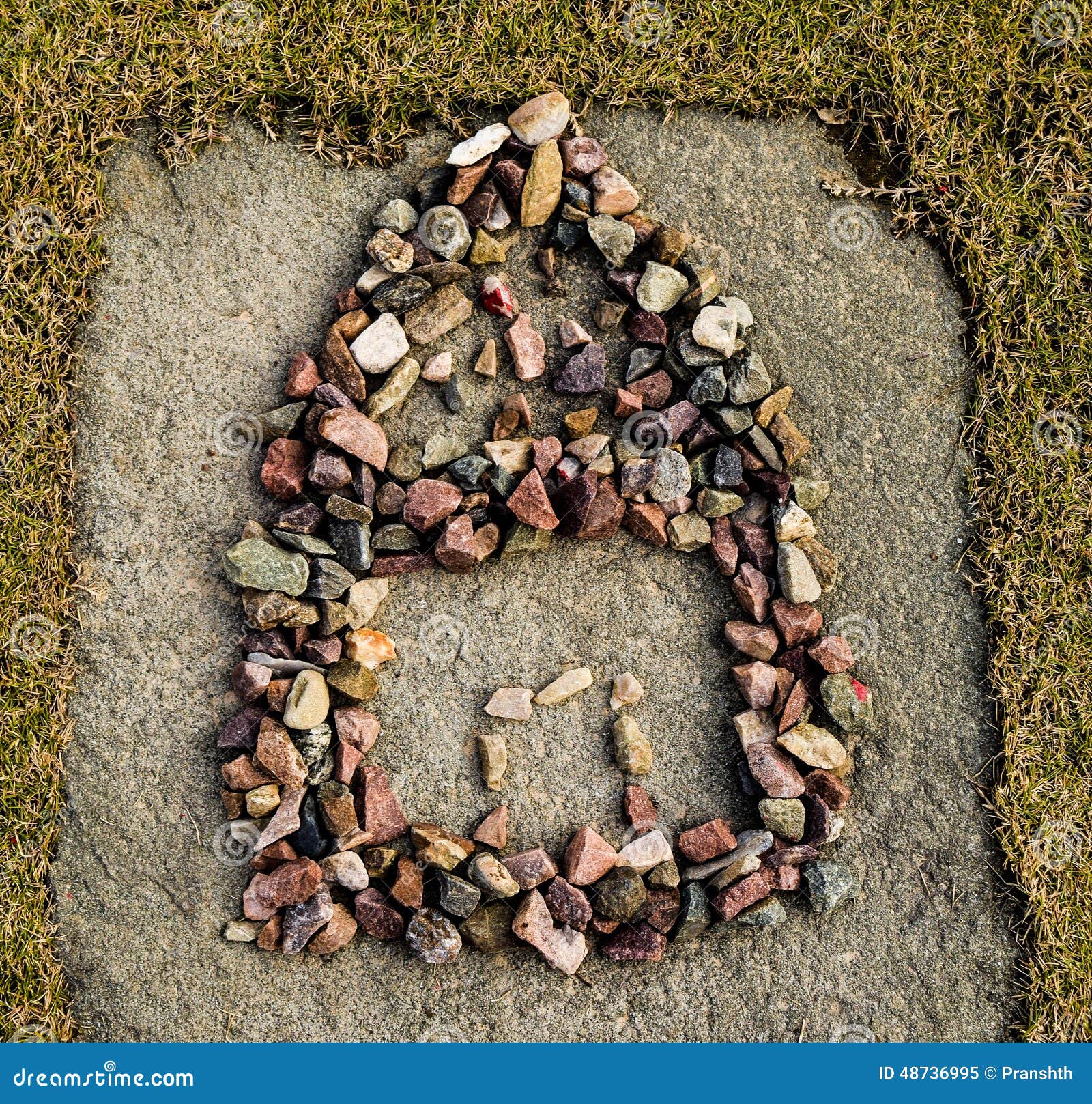 House of pebbles stock image. Image of creatively, house - 48736995