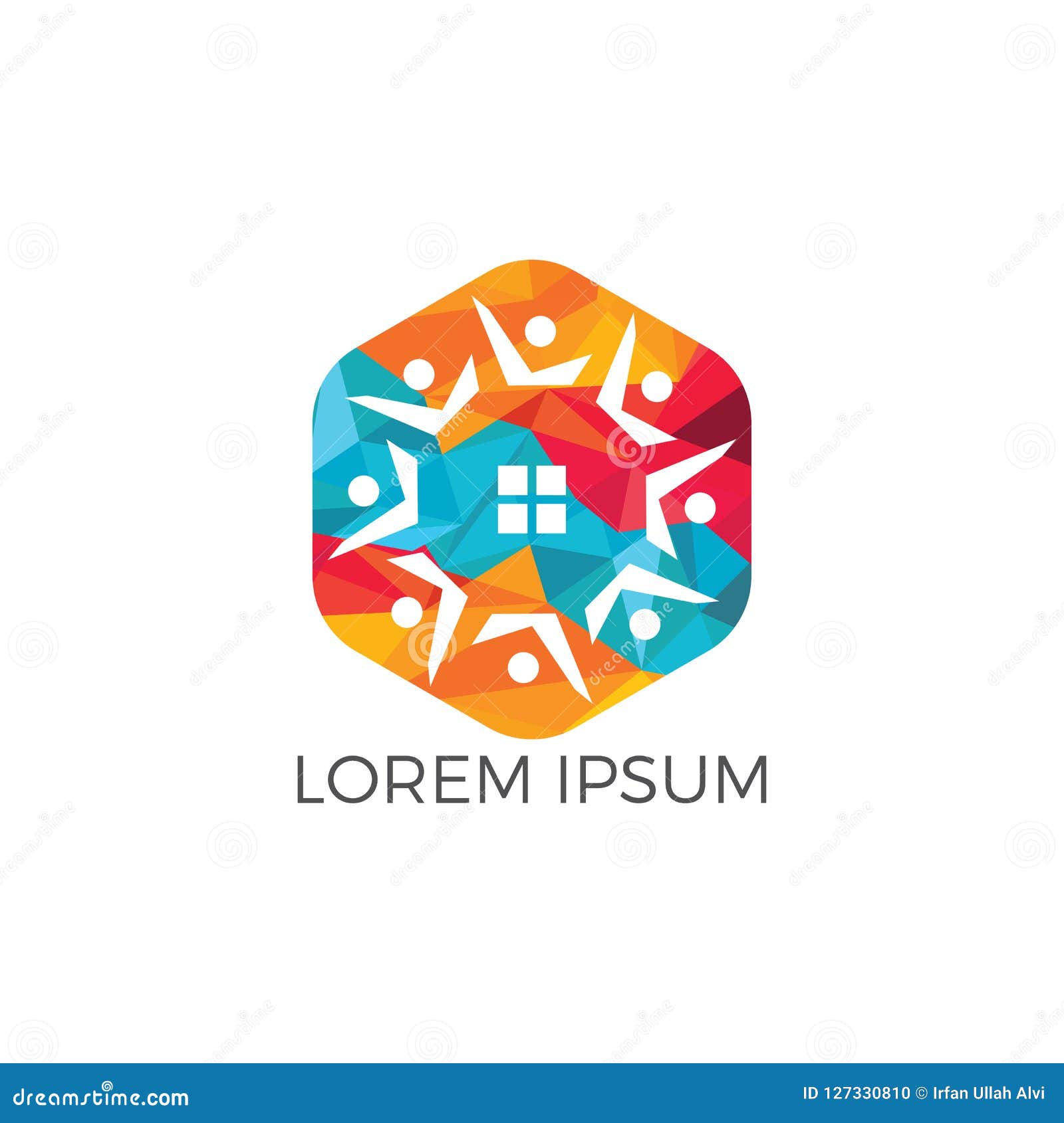 Community Home Logo Design. Stock Vector - Illustration of home, modern ...