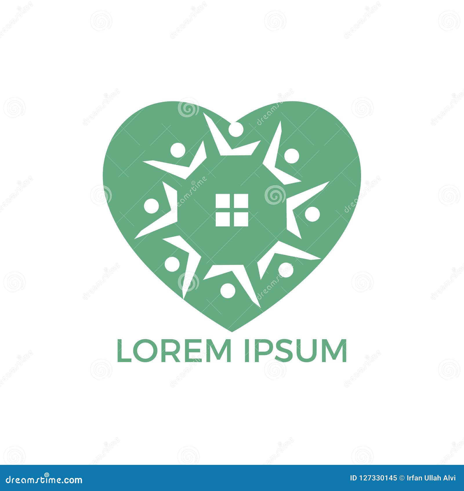 Community Love Home Logo Design. Stock Vector - Illustration of graphic ...