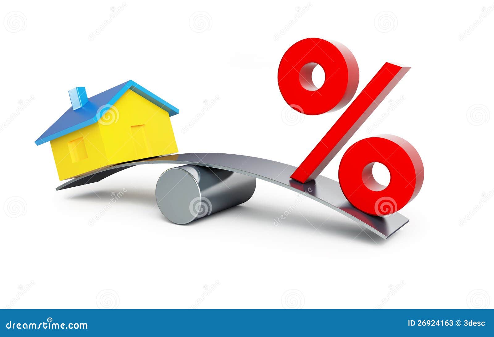 House or percent stock illustration. Illustration of interest - 26924163