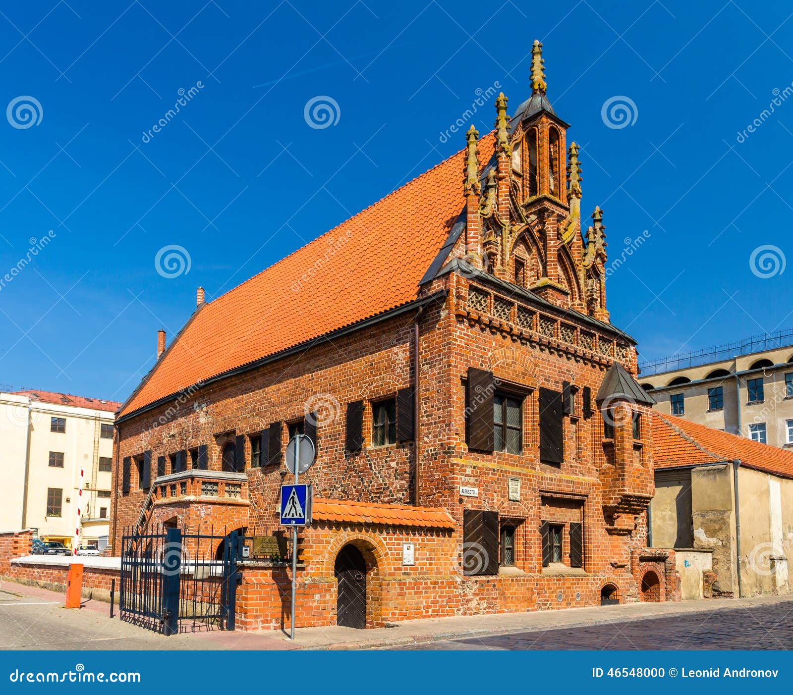 House of Perkunas in Kaunas, Lithuania Stock Photo - Image of europe ...