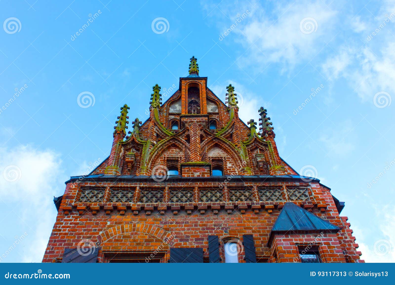 The House of Perkunas or Thunder Built in 15th Century in Kaunas Stock ...
