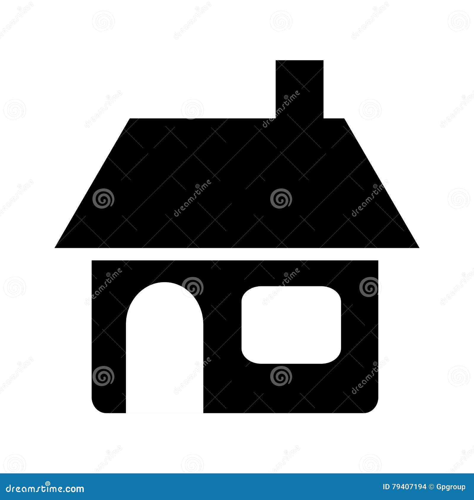 House pictogram icon image stock vector. Illustration of architecture ...