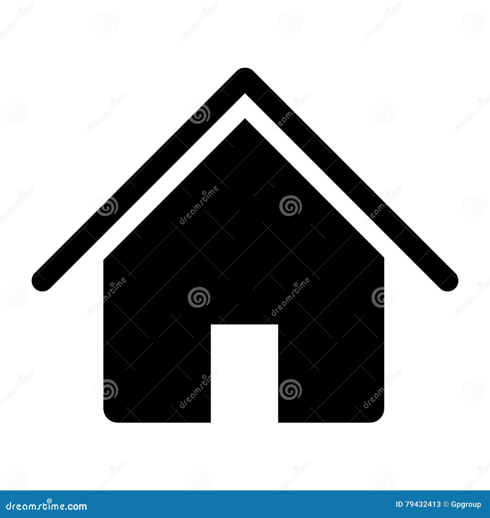 House pictogram icon image stock vector. Illustration of sale - 79432413