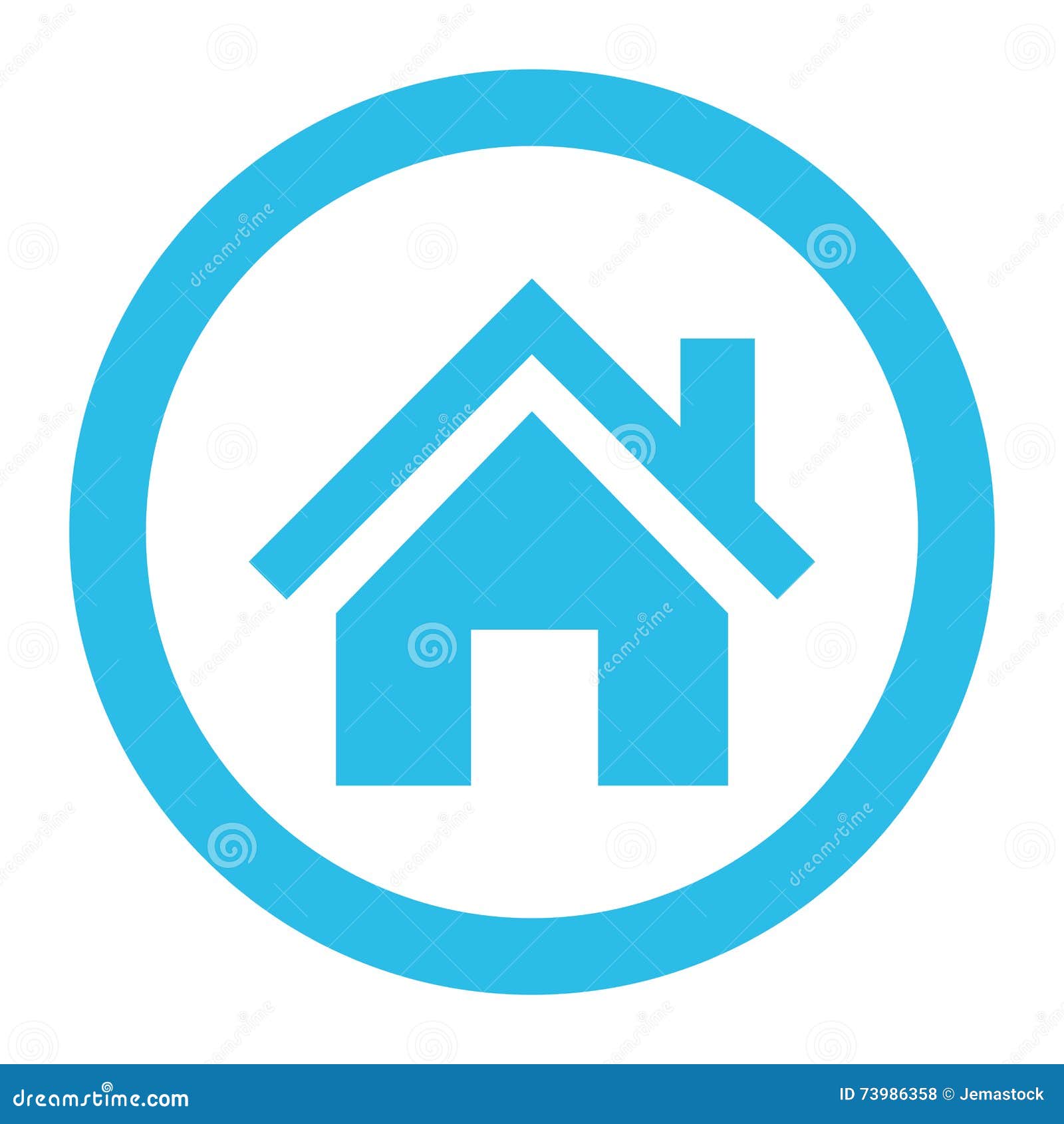 House pictogram icon stock illustration. Illustration of graphic - 73986358