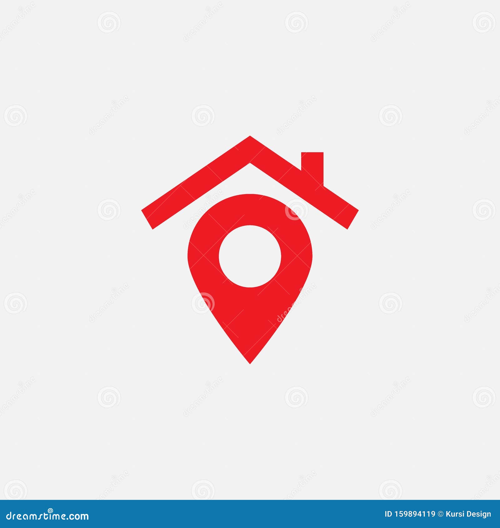 House pin map icon stock illustration. Illustration of business - 159894119