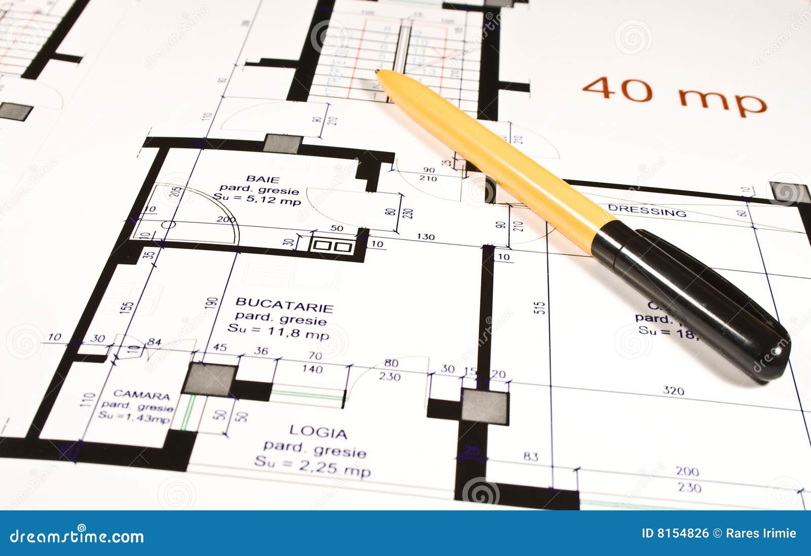 House Plan stock photo. Image of build, engineer, cost - 8154826