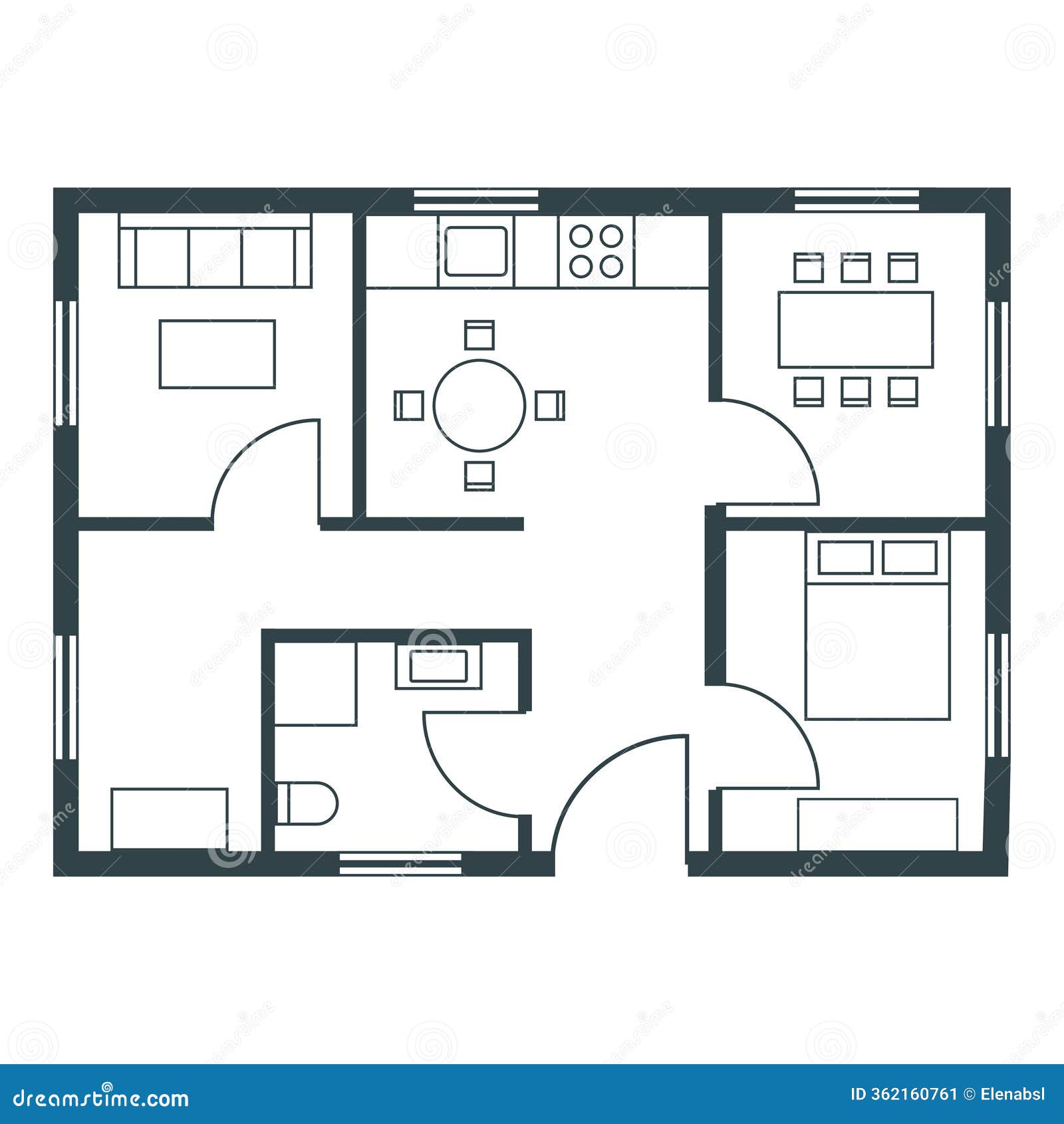 Architectural CAD Drawing In 2D Showing The Typical Detail Section Of ...