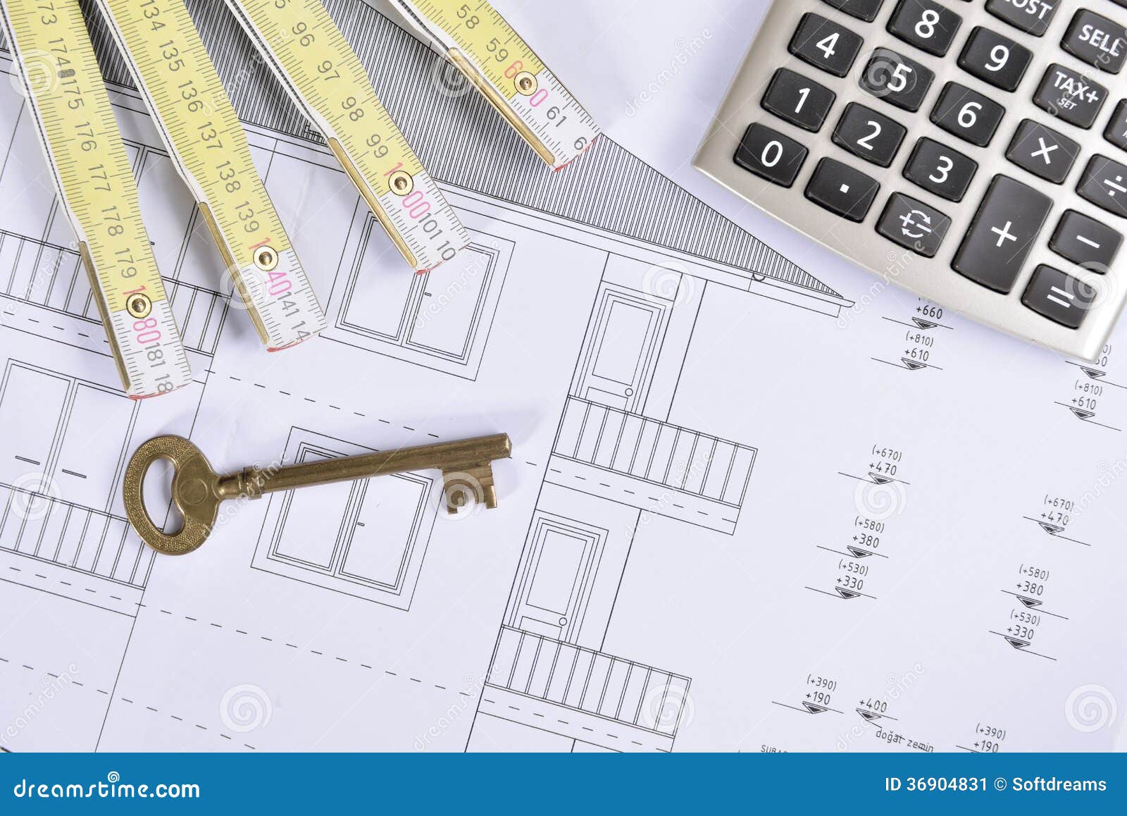 House plan stock image. Image of architecture, estimate - 36904831