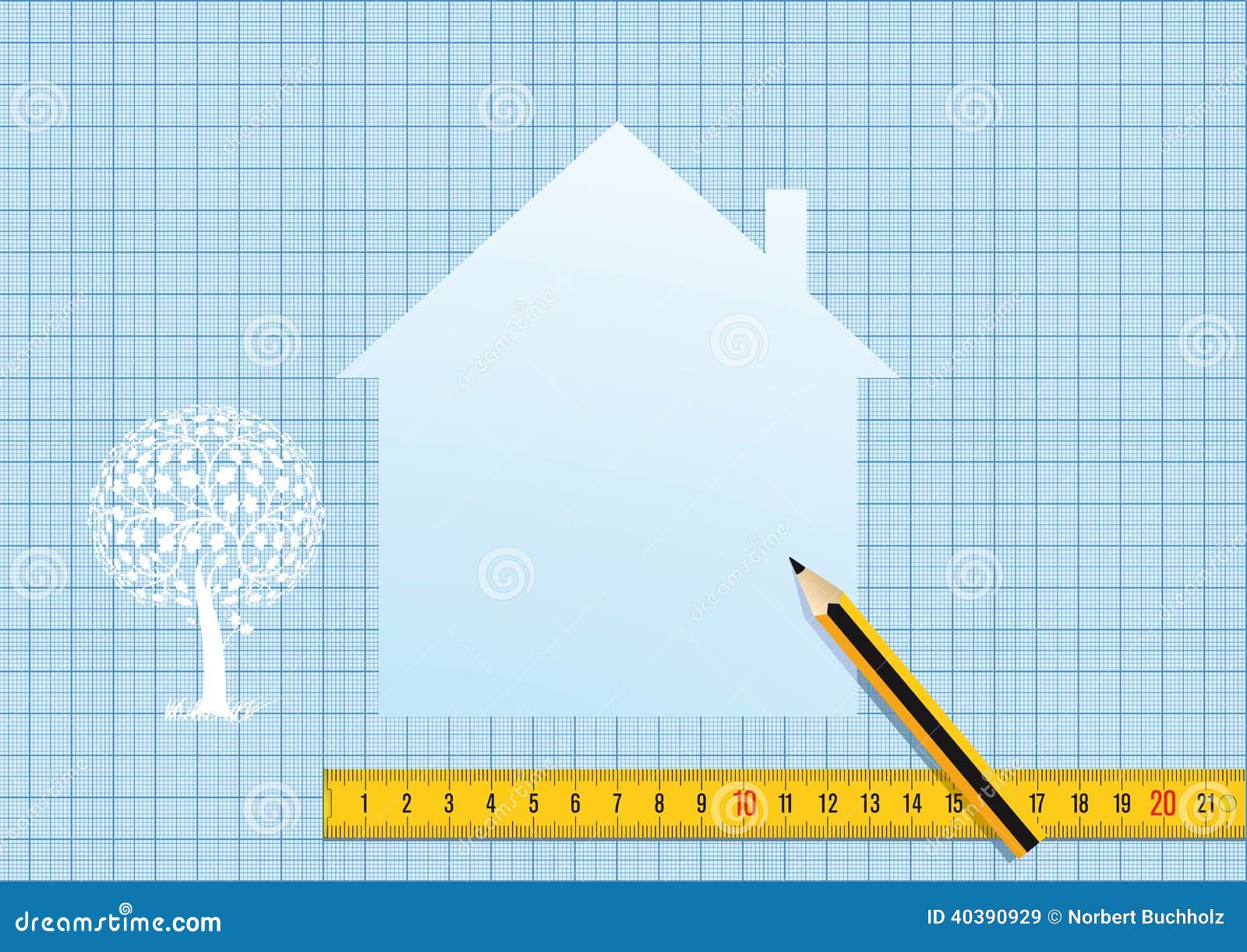 House plan and design stock vector. Illustration of dwelling - 40390929