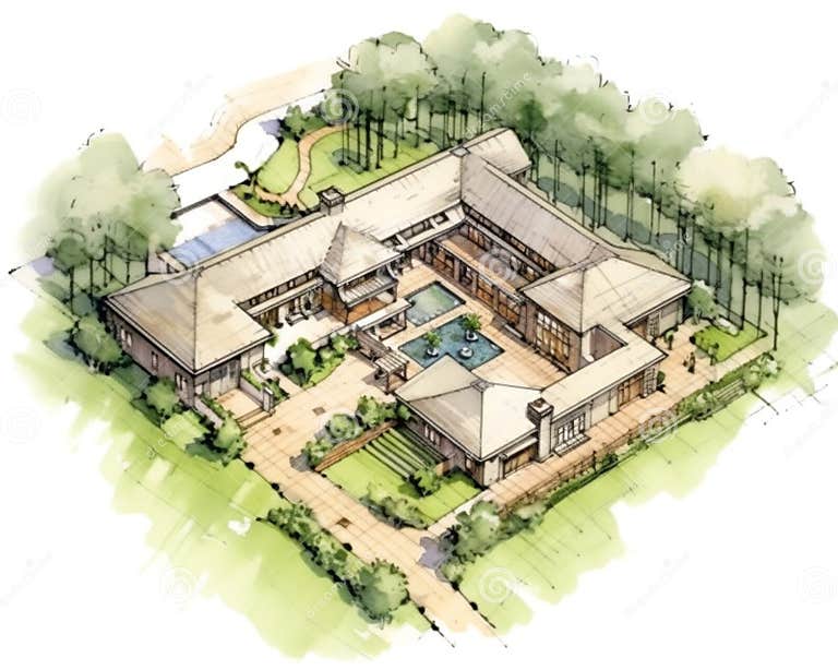 House plan design stock photo. Image of home, diagram - 286099952