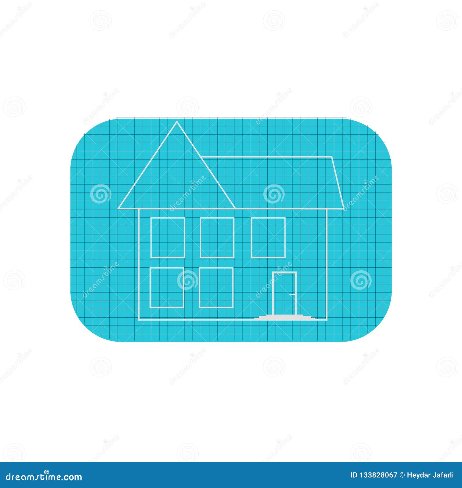 House Plan Icon Vector Sign and Symbol Isolated on White Background ...