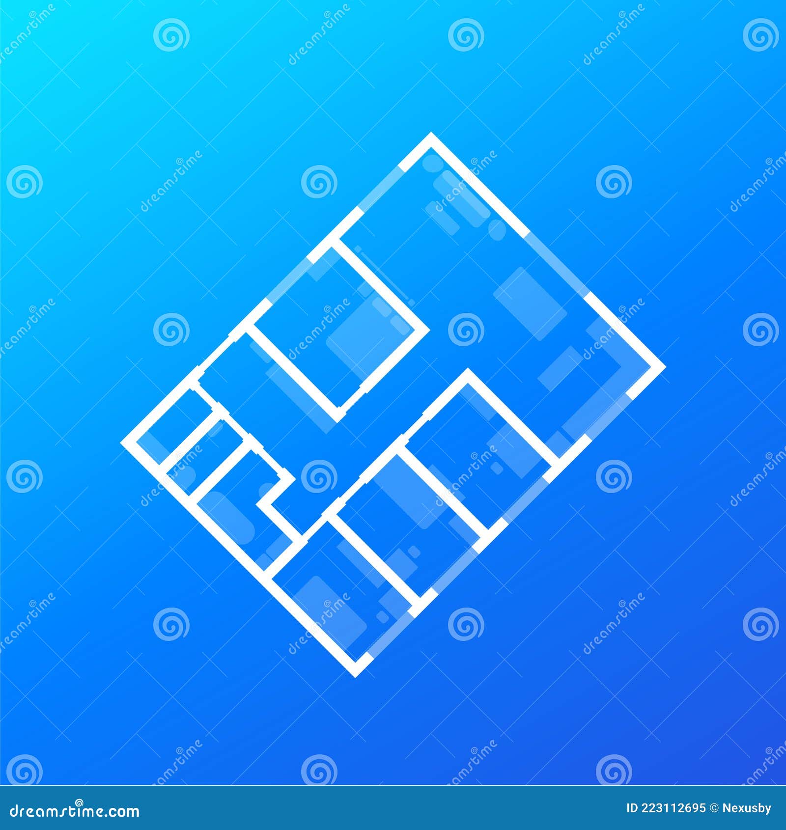 House Plan or Project, Vector Design Stock Vector - Illustration of ...