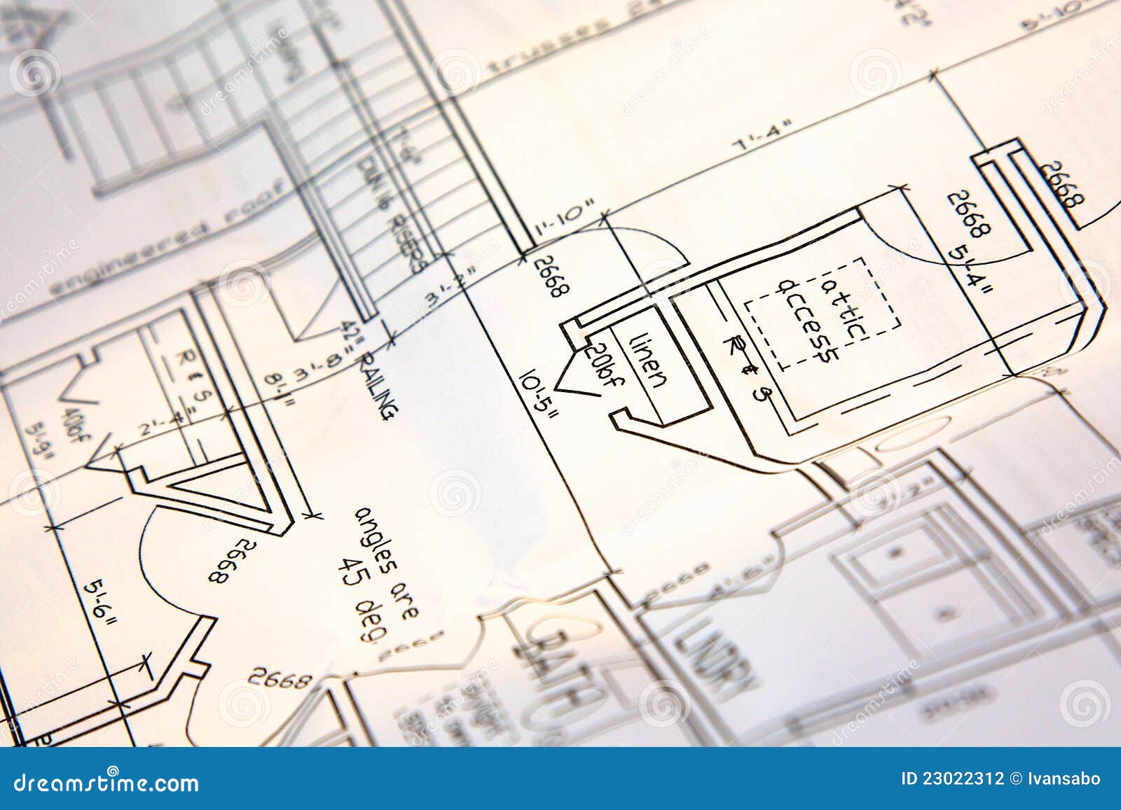 House plans stock photo. Image of pencil, drafting, frame - 23022312