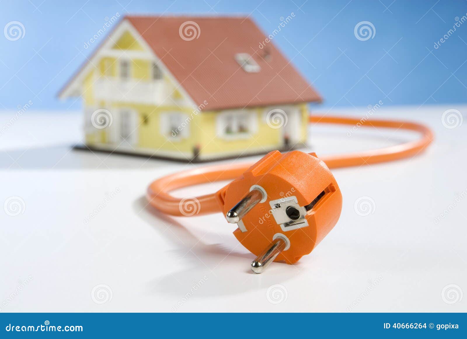 House and plug stock photo. Image of electricity, station - 40666264