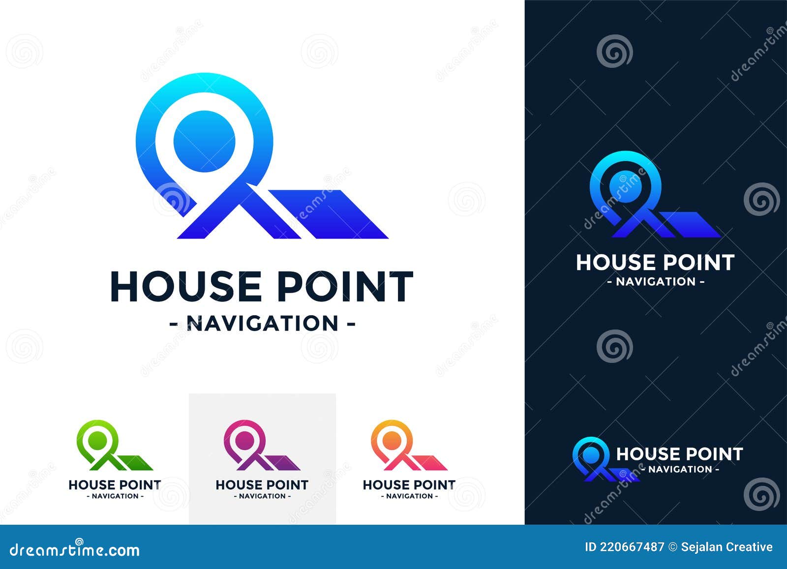 House point logo vector stock vector. Illustration of combination ...