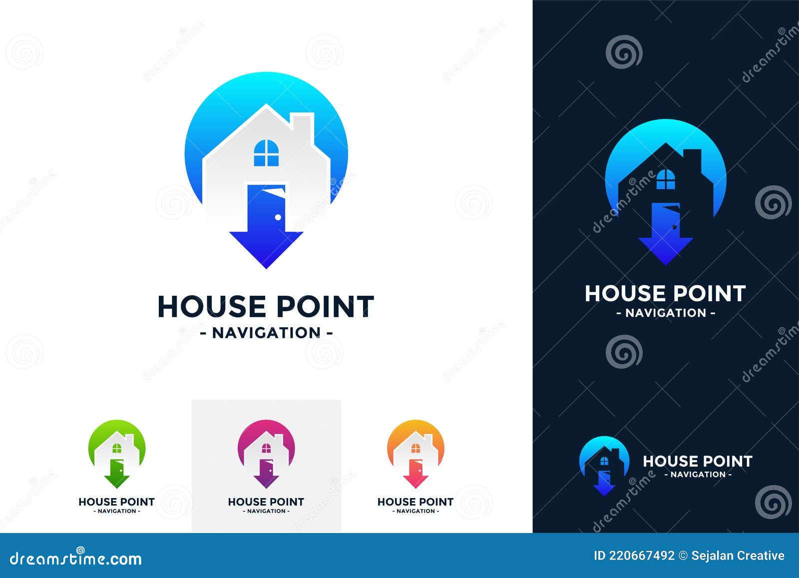 House point logo vector stock vector. Illustration of house - 220667492