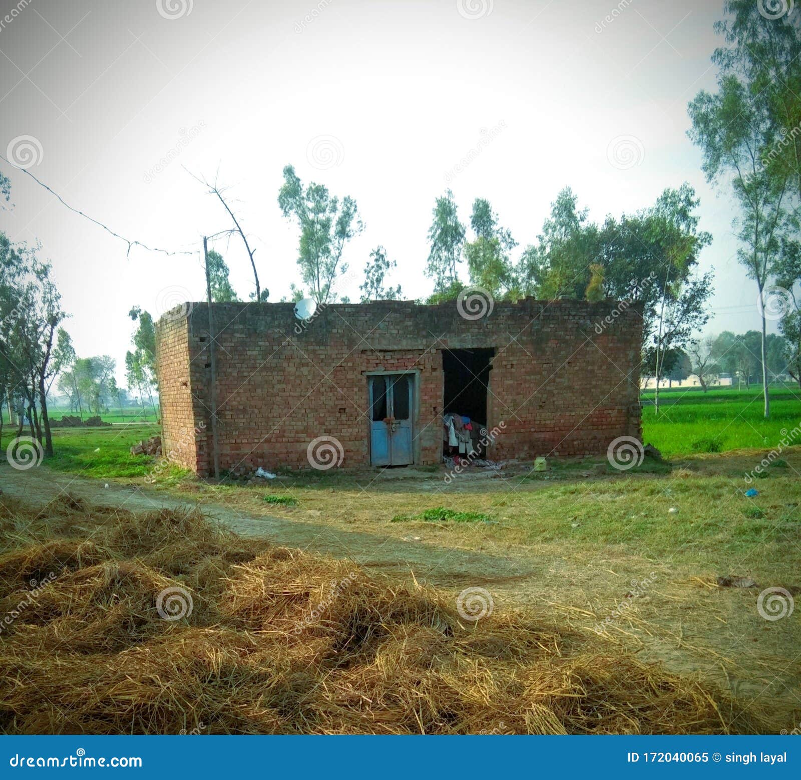 A House of Poor Man in Jallandhar Punjab Stock Image - Image of poor ...