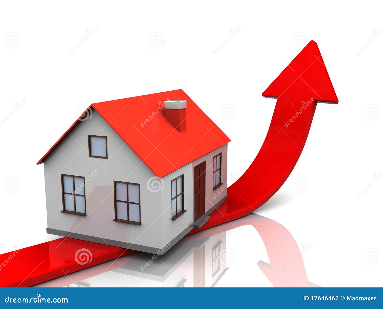 House price graph stock illustration. Illustration of sell - 17646462