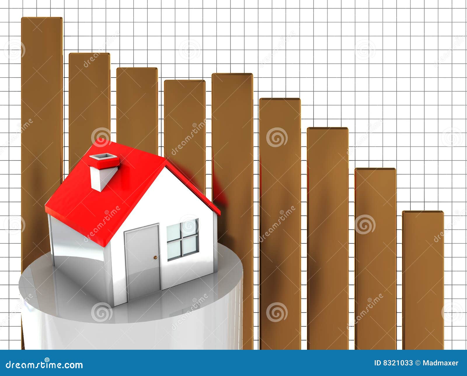 House prices stock illustration. Illustration of investing - 8321033