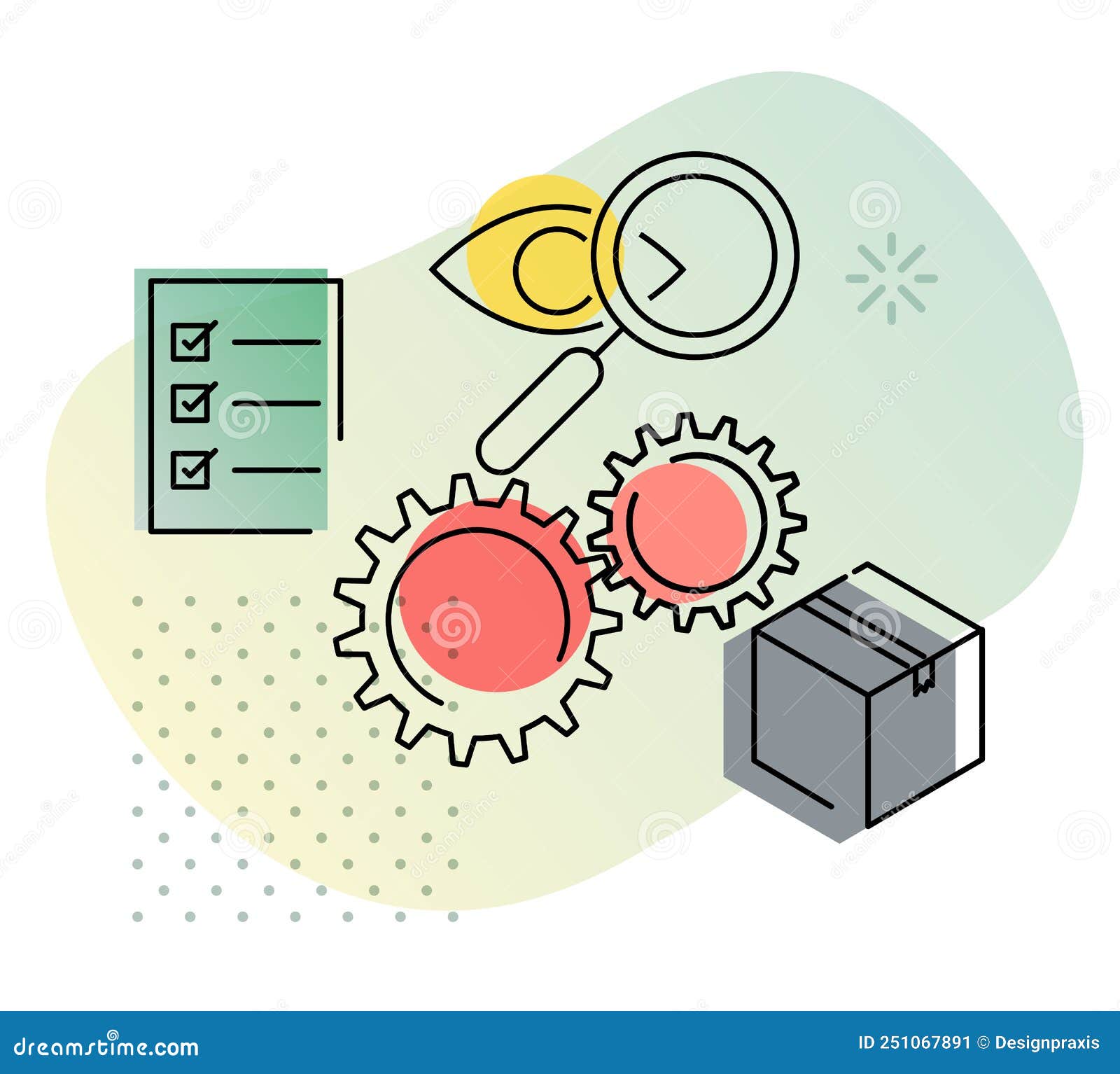 In-House Production Capabilities Icon Stock Vector - Illustration of ...