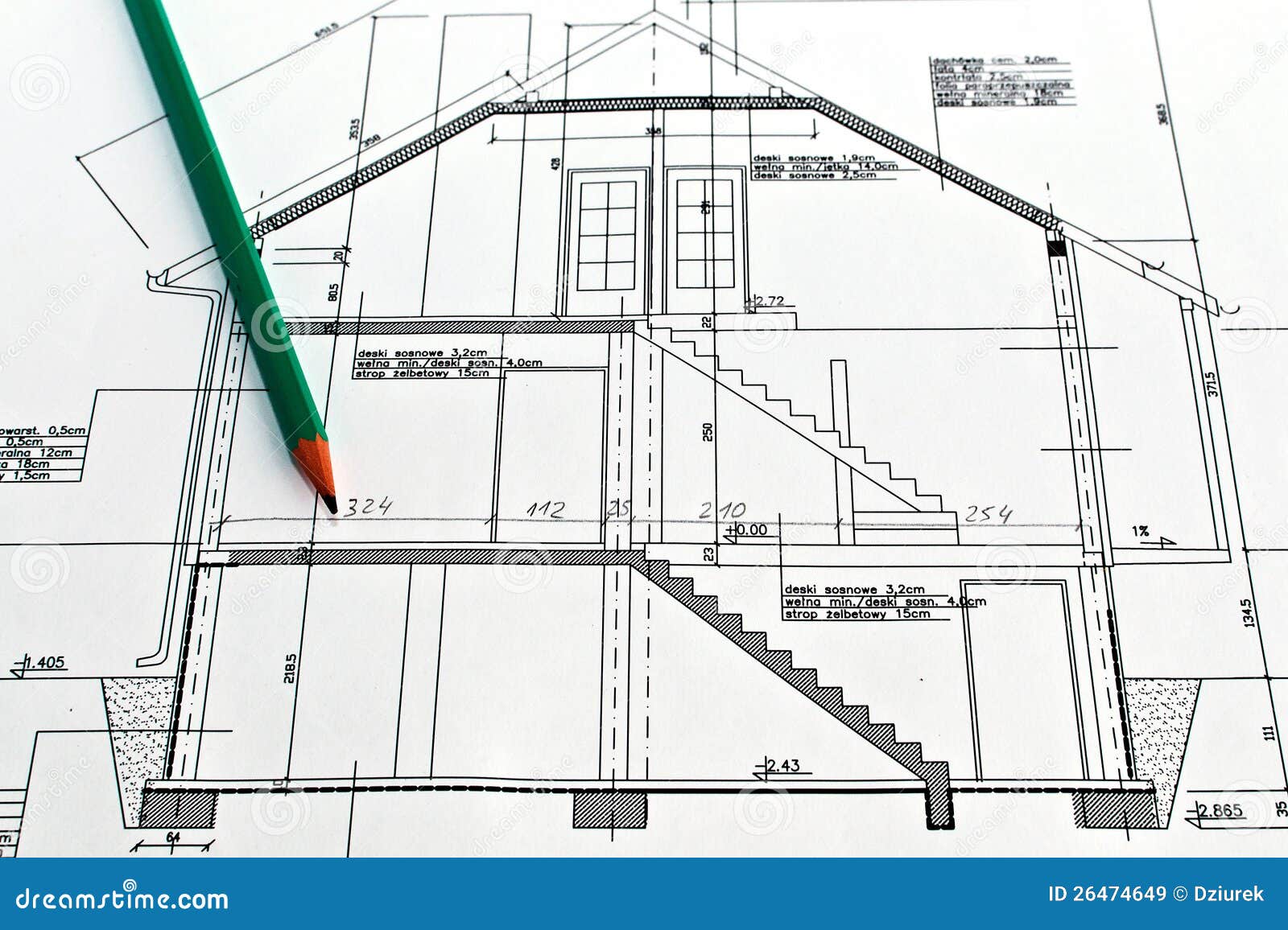 House project stock image. Image of dimension, building - 26474649