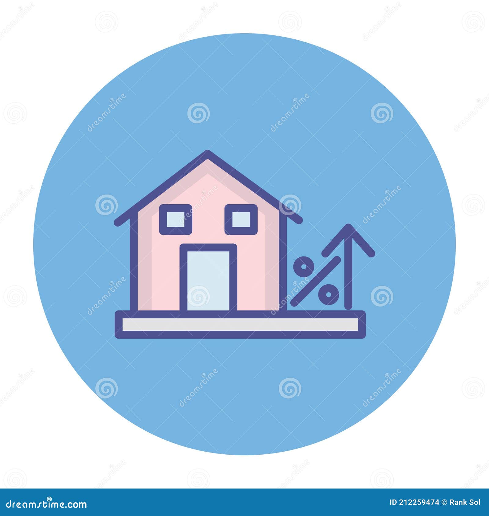 House Project Isolated Vector Icon Which Can Easily Modify or Edit ...