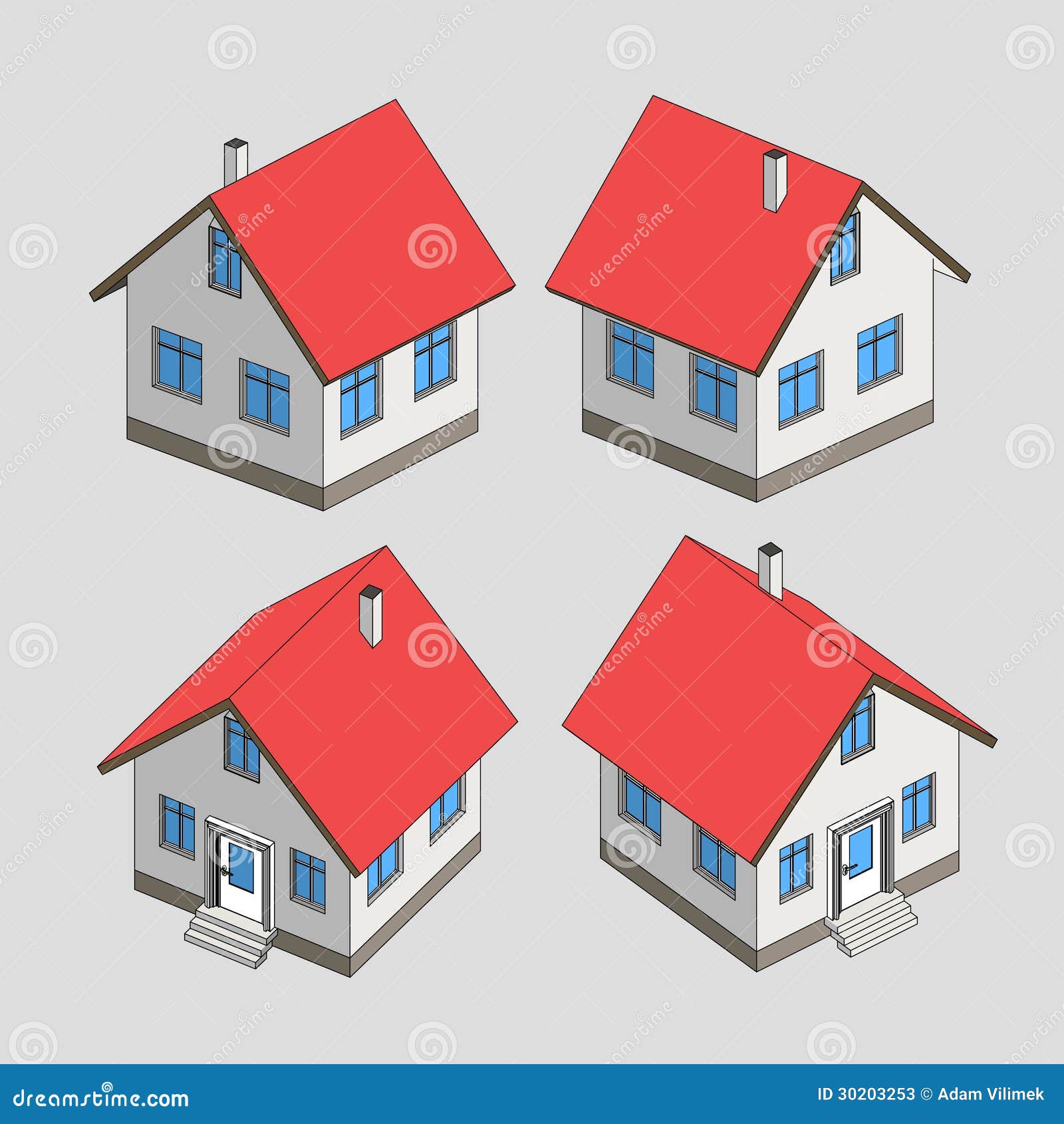 House Project Sketch Isometric View Stock Illustration - Illustration ... House Project Sketch Isometric View Stock Illustration - Illustration ...
