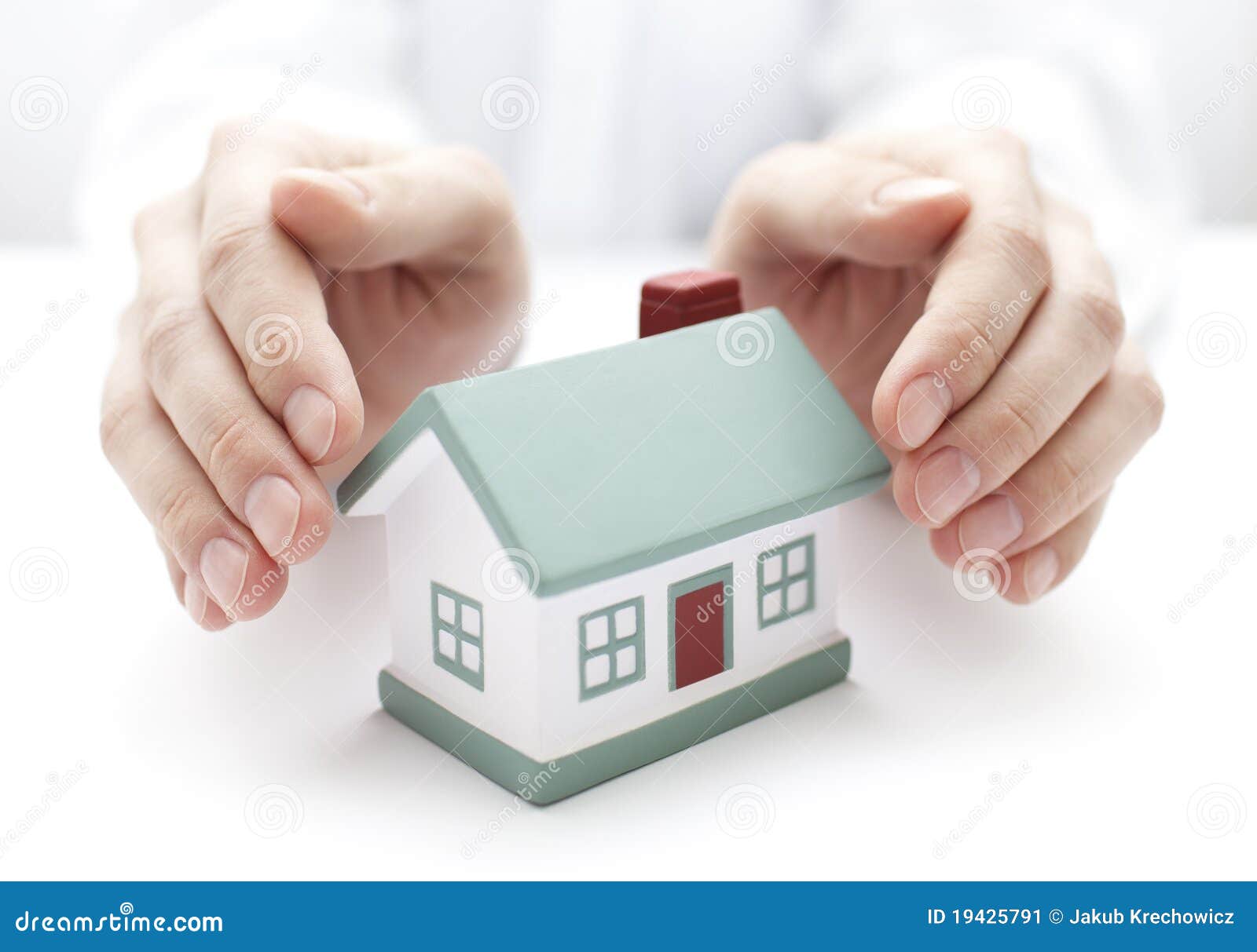 House protection stock image. Image of insuring, palms - 19425791