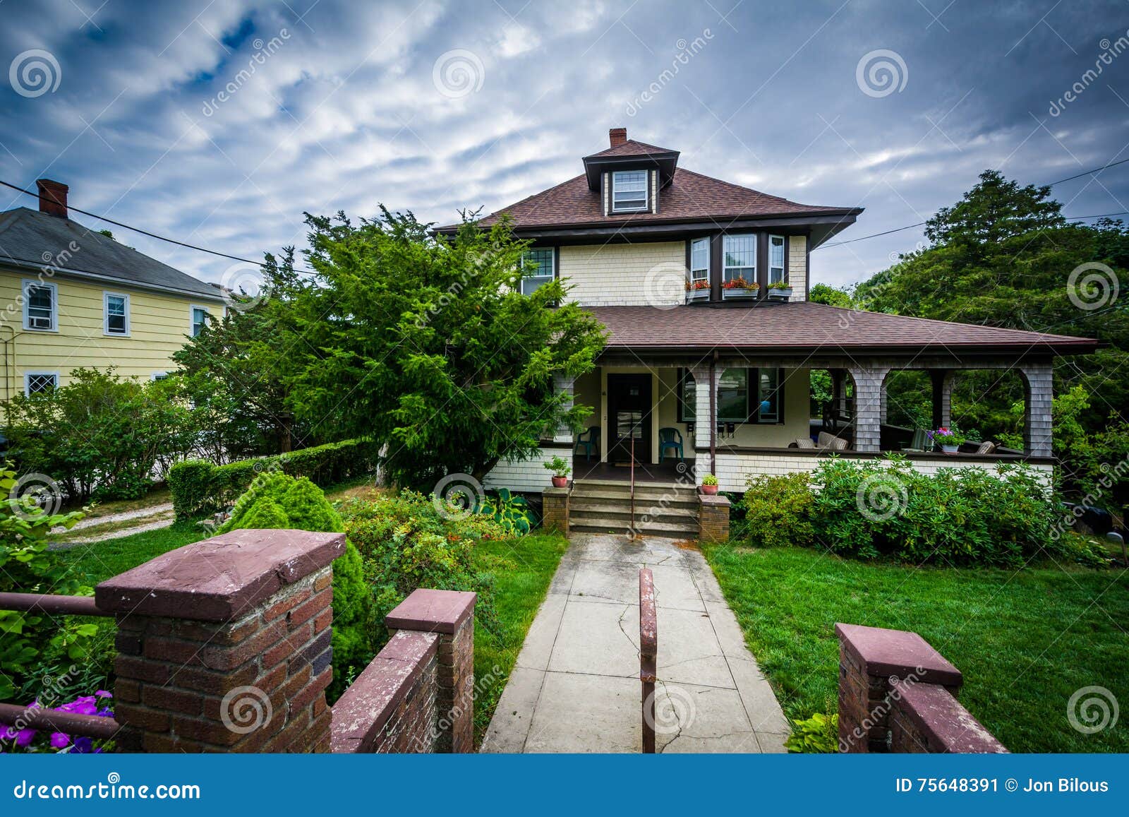 House in Provincetown, Cape Cod, Massachusetts. Stock Image - Image of ...